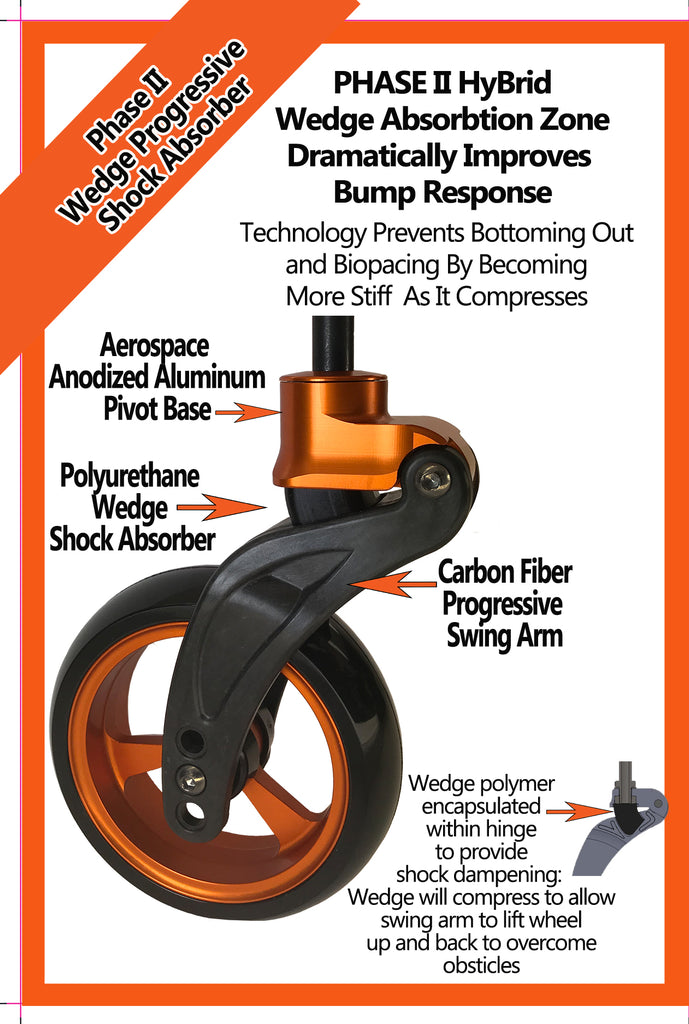 Frog Legs New - Phase 2 - Carbon Fiber - Wedge Progressive Shock Syste