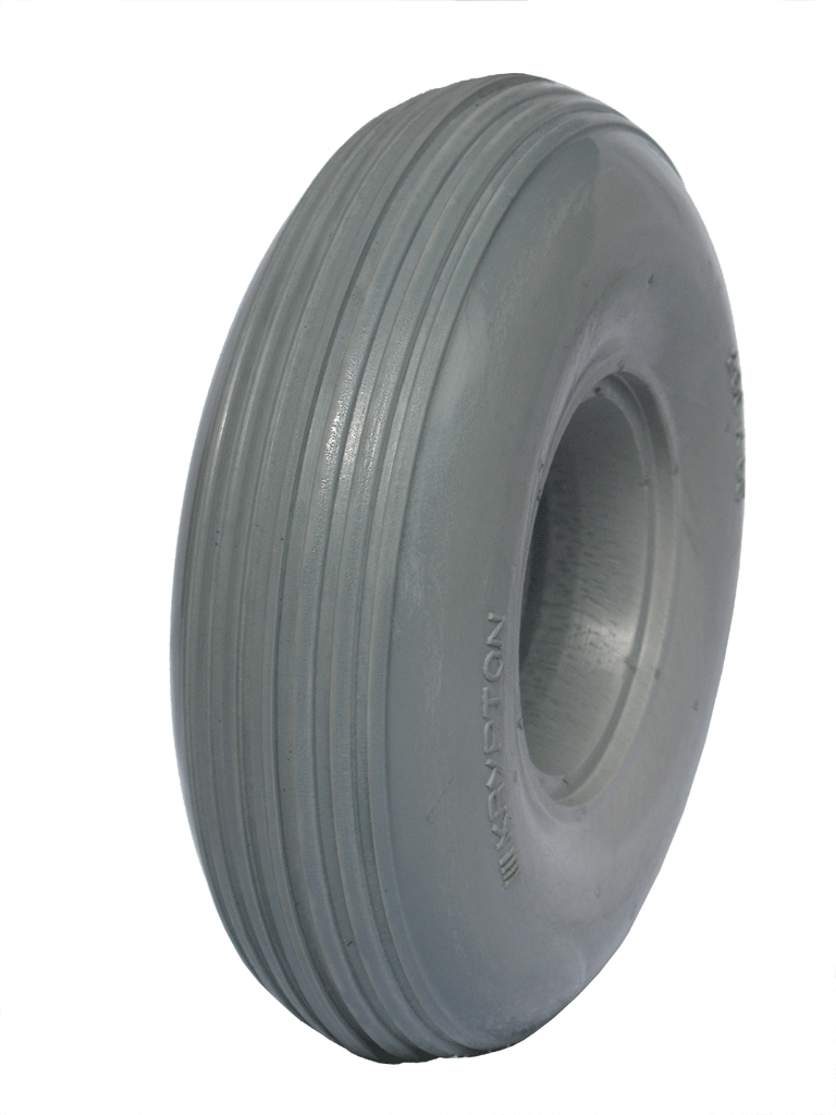 260 X 85 PUF Tyre, Ribbed Pattern SOLID