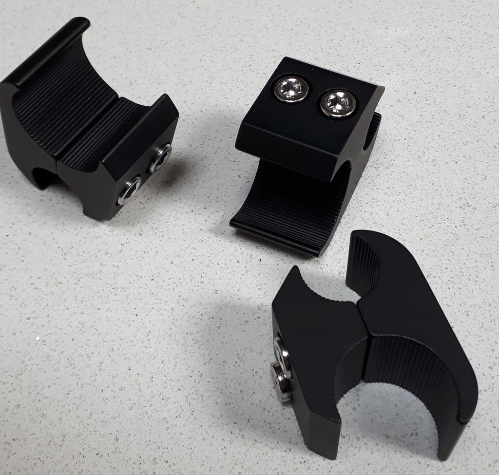 Lock Brake Mounting Clamps - Black or Silver